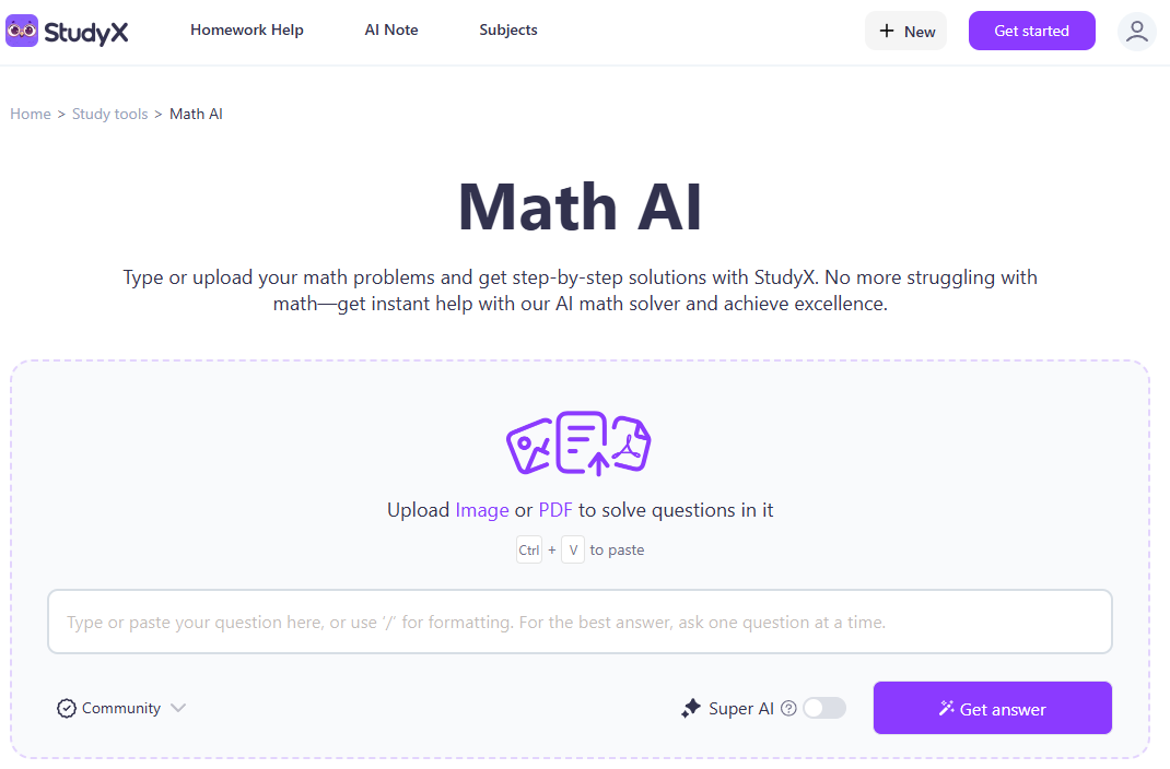 StudyX Math AI